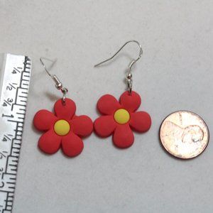 Jewelry | Katy Perrys Picks Daisy Red Yellow Rave Retro Mod Earrings ...